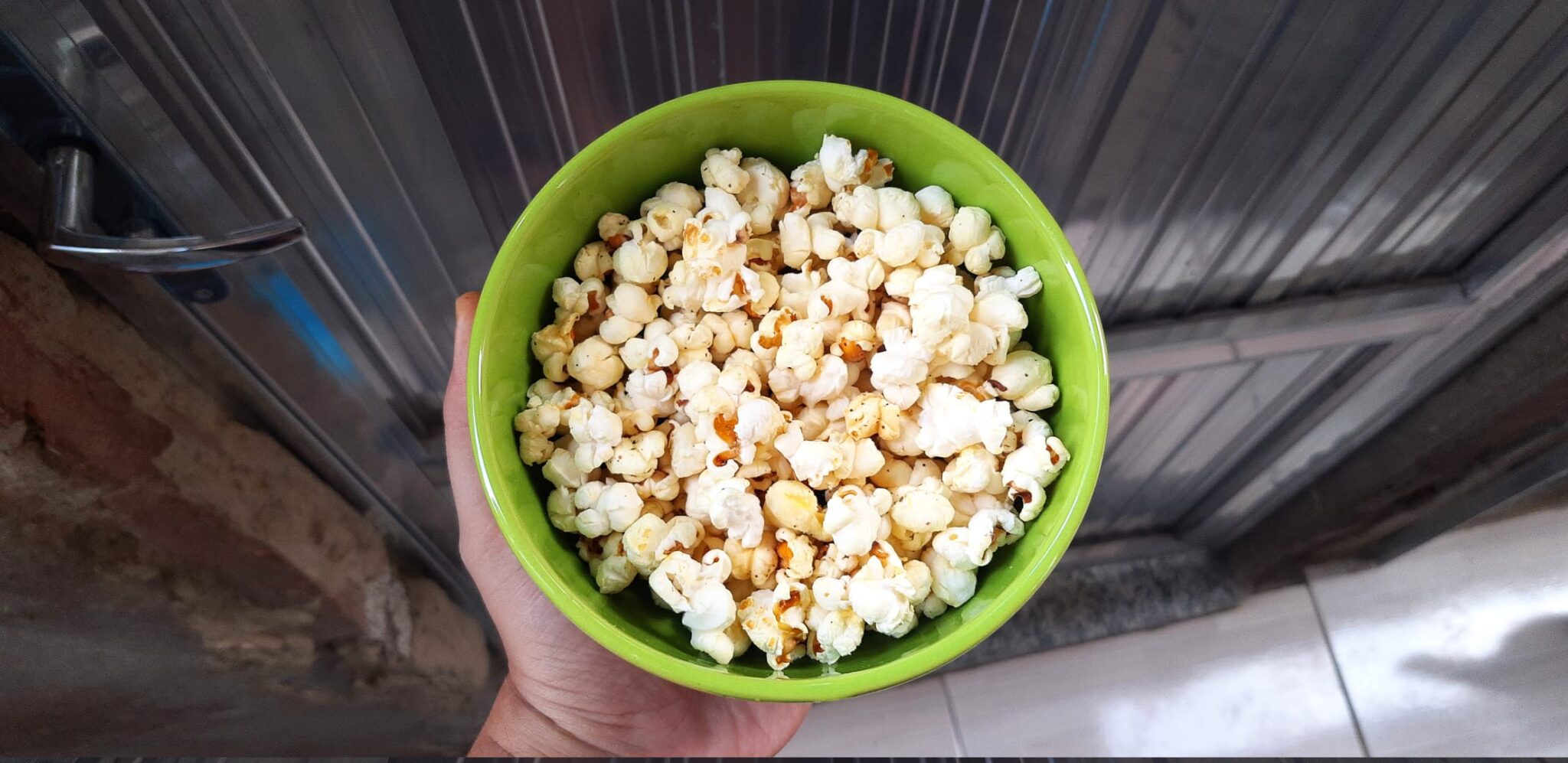 Menos cheetos, mais pipoca – Comida Saudável pra Todos